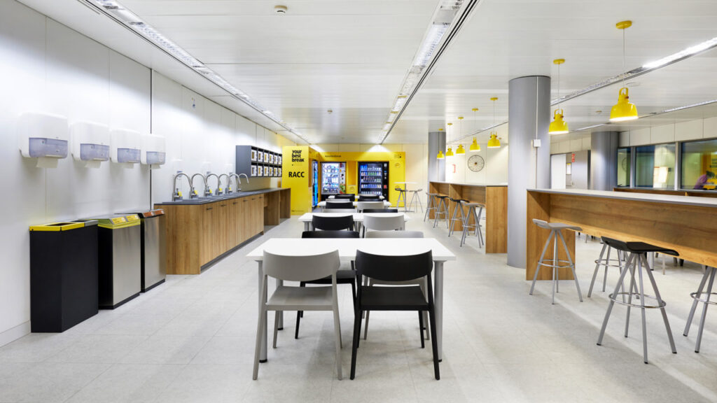 Comedor sede RACC - Barcelona - Grupidea